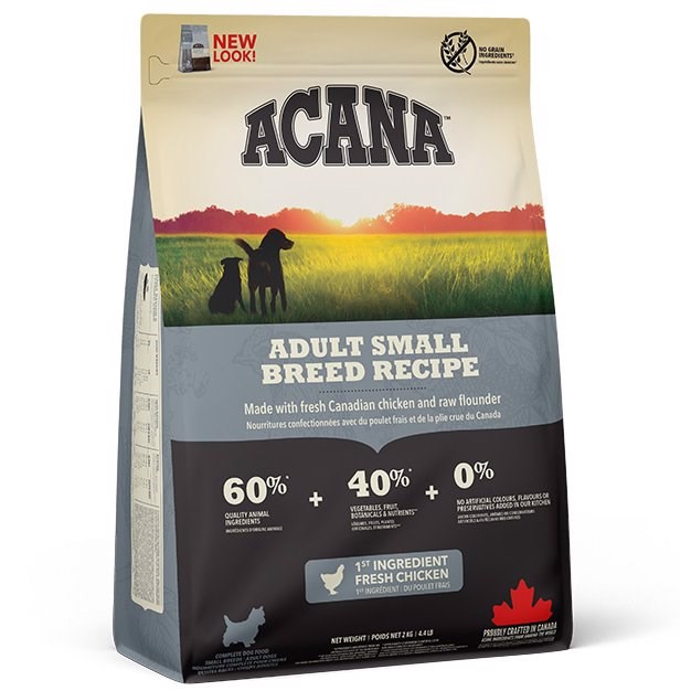 Hundefoder - Acana Adult Small Breed Recipe, 2 kg
